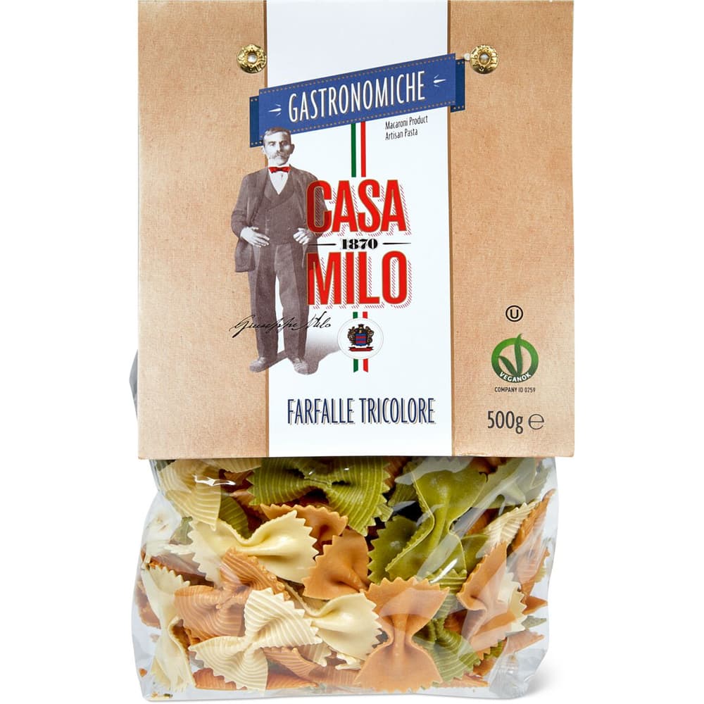 Casa Milo · Farfalle · tricolour • Migros