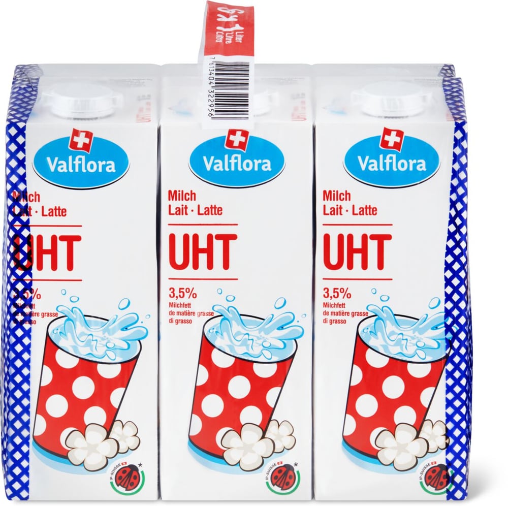 Valflora IP-SUISSE · Vollmilch · 3.5% Fett, UHT • Migros