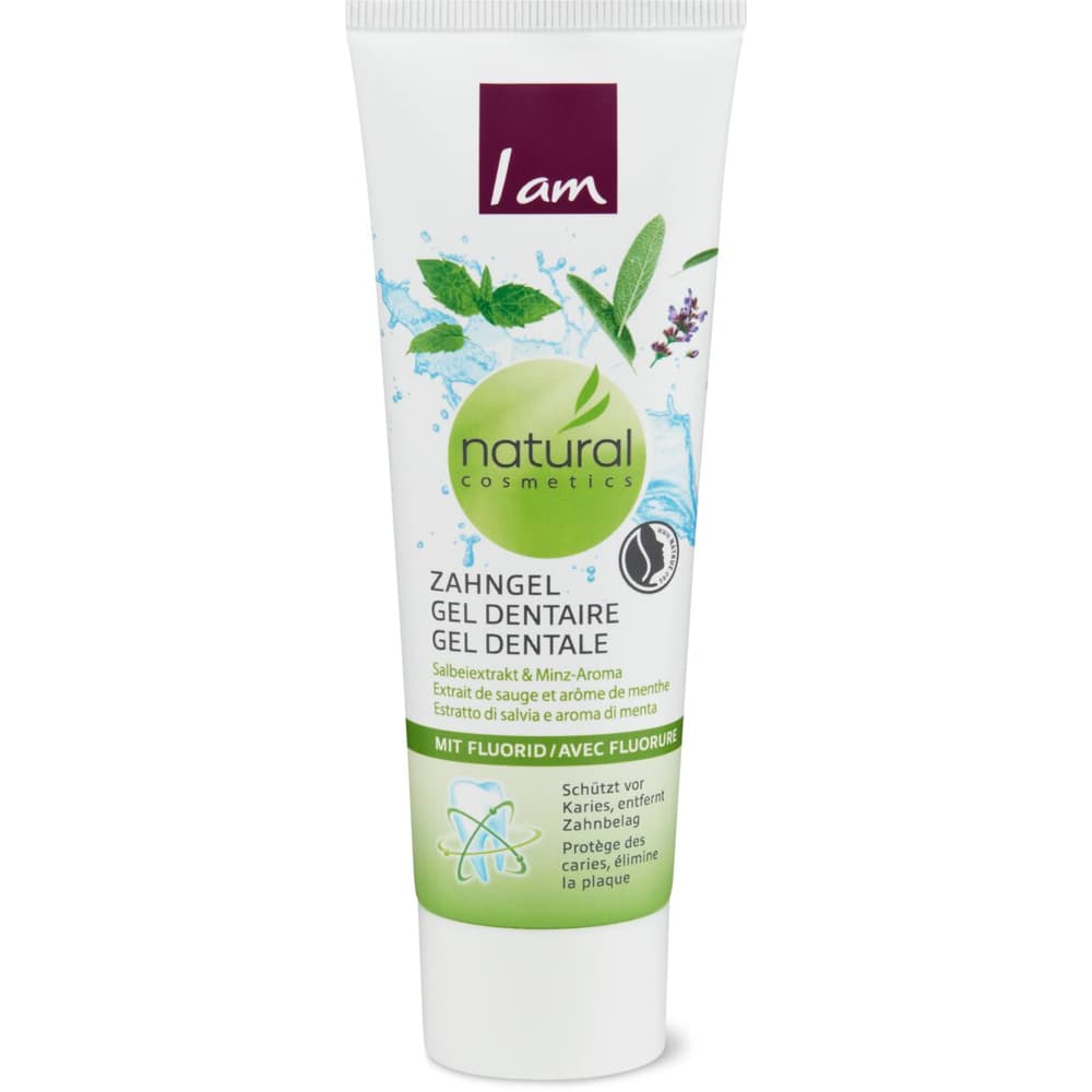 I am natural cosmetics · Toothpaste · With herb extracts • Migros