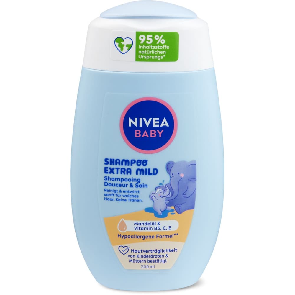 Nivea Baby · Shampooing pour bébé · Huile d'amande • Migros