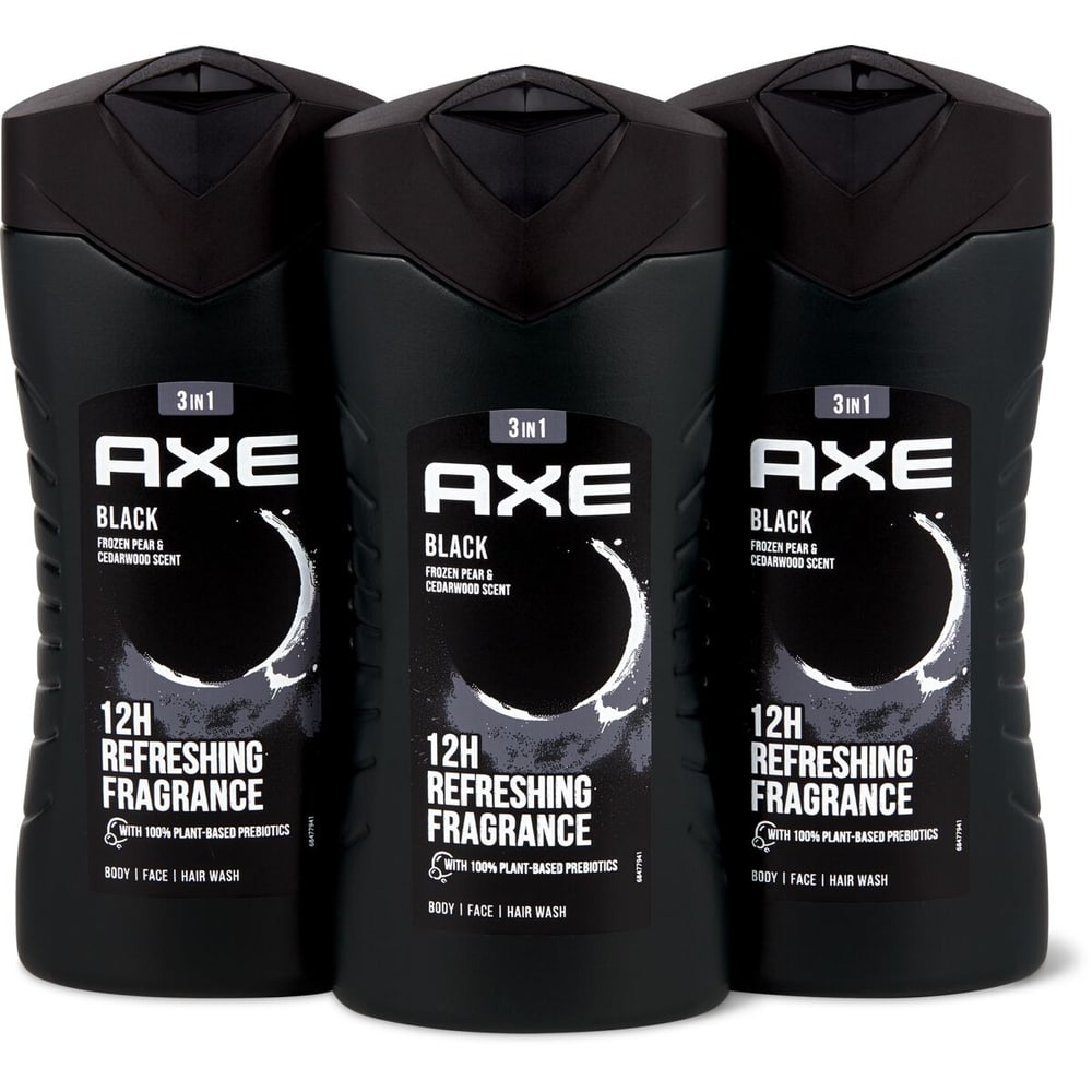 Axe Black · Shower gel · Pear & cedarwood • Migros