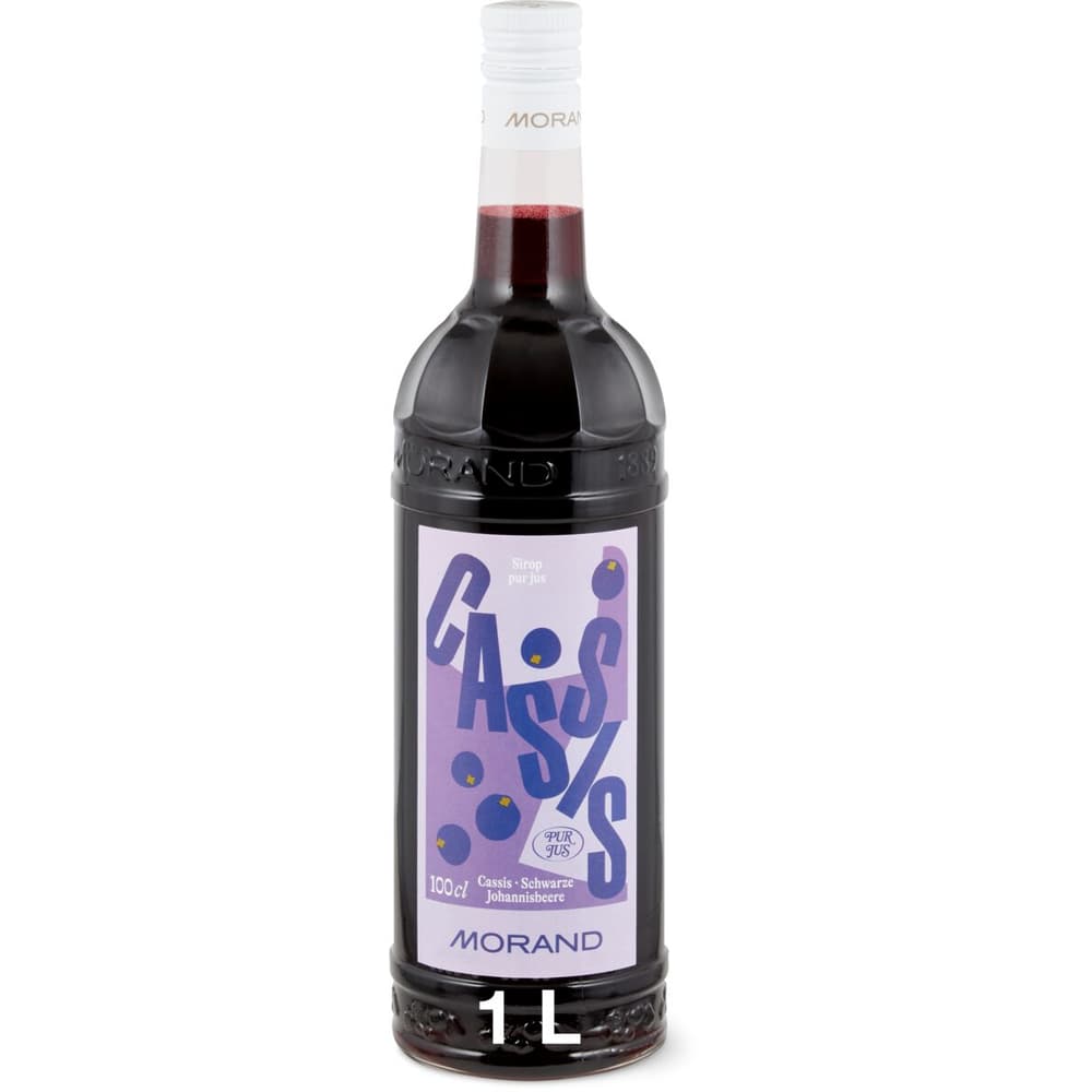 Morand · Sirop · Cassis • Migros