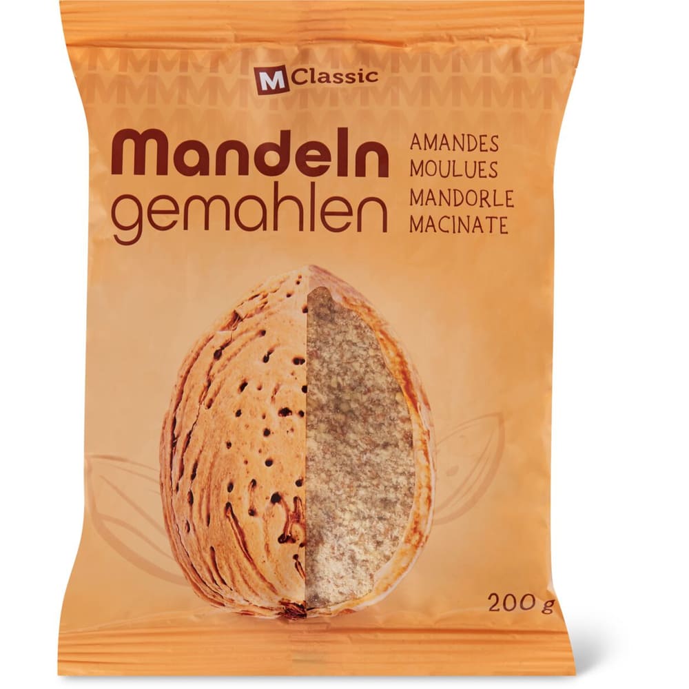 M-Classic · Mandeln · Gemahlen • Migros