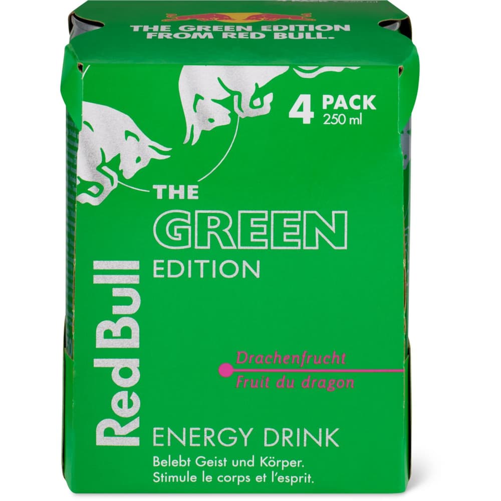 Red Bull · Energy Drink · The Green Edition • Migros