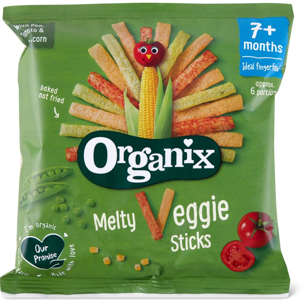 Organix Bio · Baby Maisflips · Ab 7 Monaten • Migros