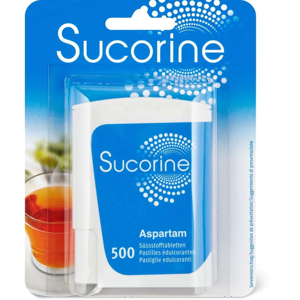 Sucorine · Süssstofftabletten · Aspartam • Migros