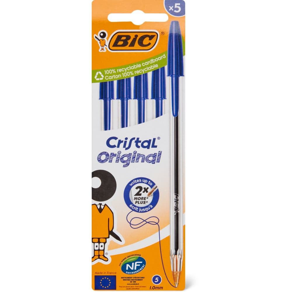 Bic Cristal · Ballpoint pen · Original - Blue - 1.0 mm • Migros