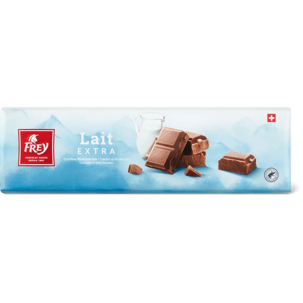 Frey · Chocolate bars · milk chocolate, extra fin • Migros