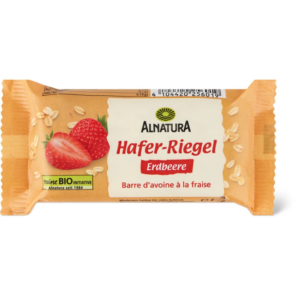 Alnatura · Hafer Riegel · Erdbeere • Migros