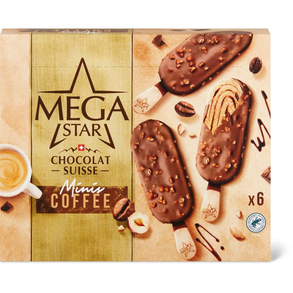 MegaStar Minis · Glace · Kaffee • Migros