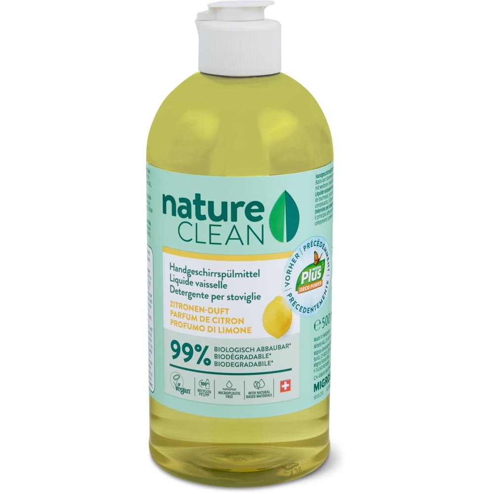 Nature Clean · Washing-up liquid · Lemon • Migros