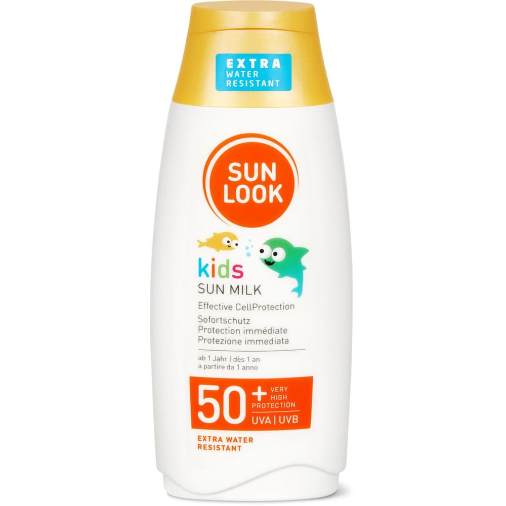 Sun Look Kids · Sonnenmilch · 50+, UVA/UVB, Waterproof • Migros