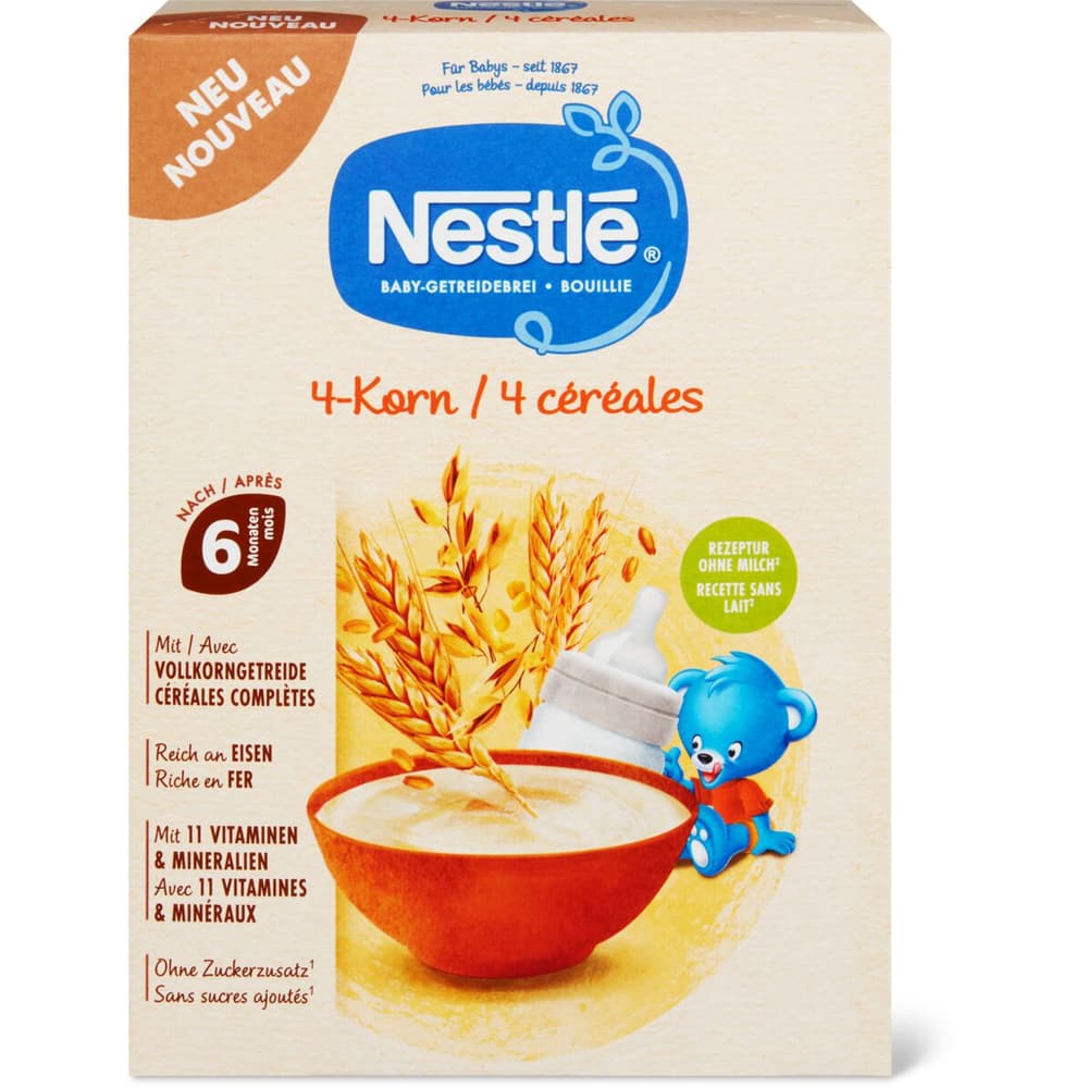 Nestlé · 4-grain porridge · From 6 months • Migros