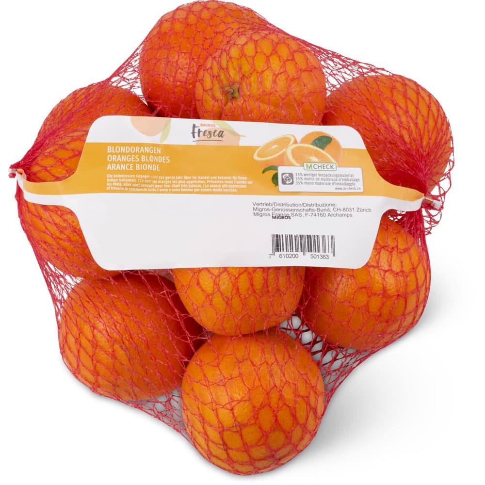 Fresca · Arance · Bionde • Migros