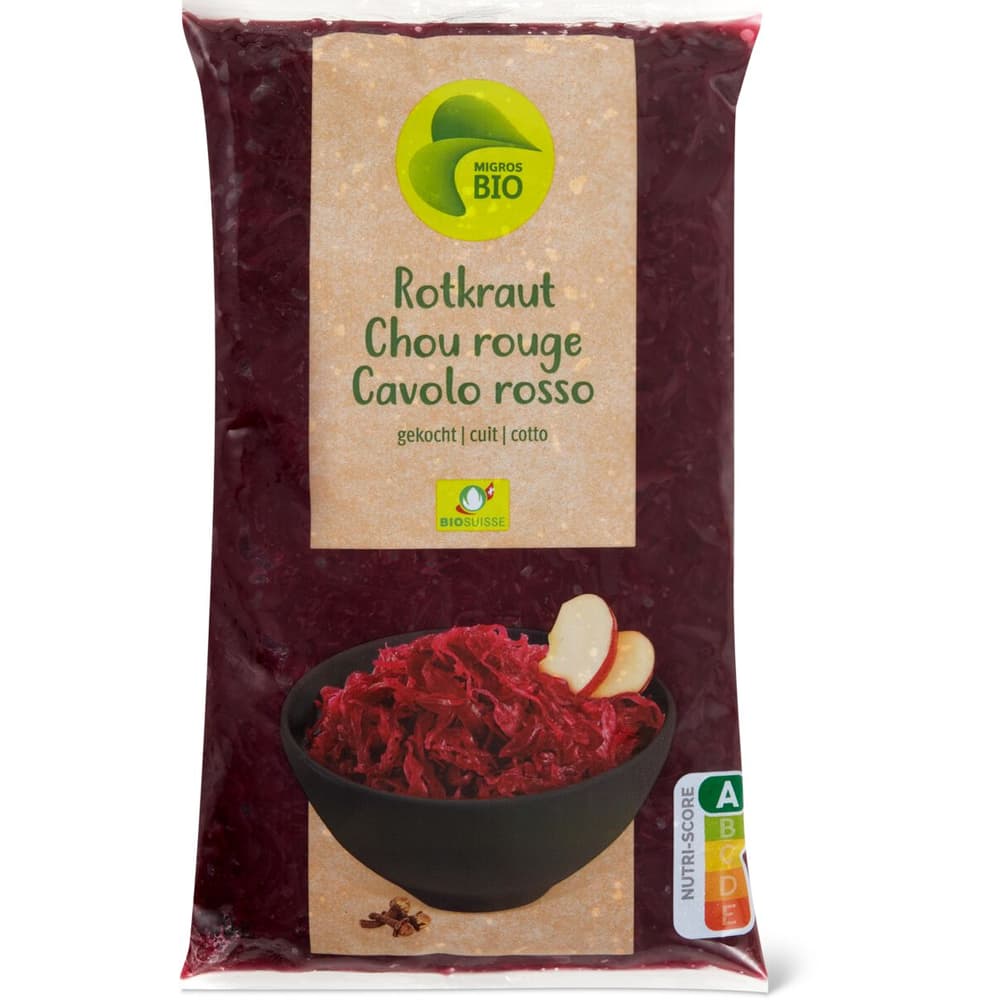 Migros Bio · Rotkraut · gekocht • Migros