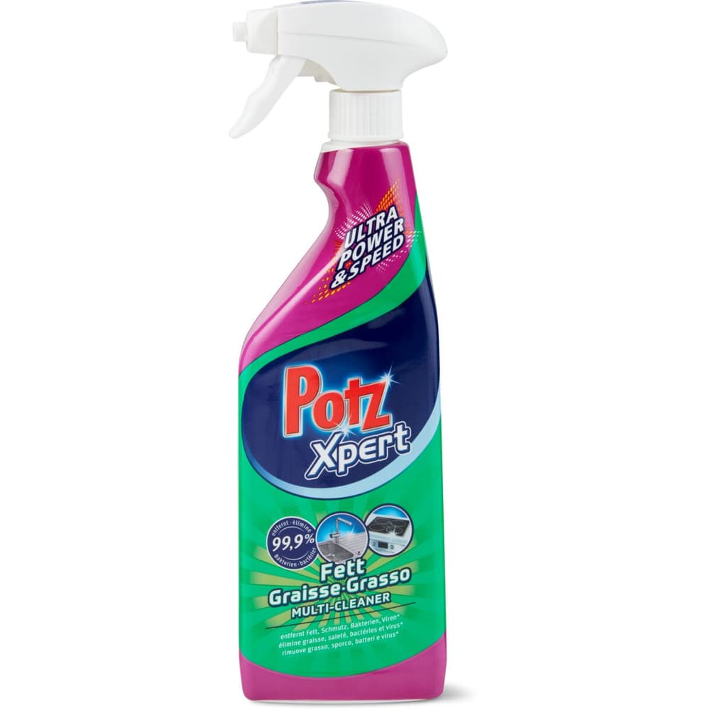 Potz Xpert · All purpose cleaner spray · Fat • Migros