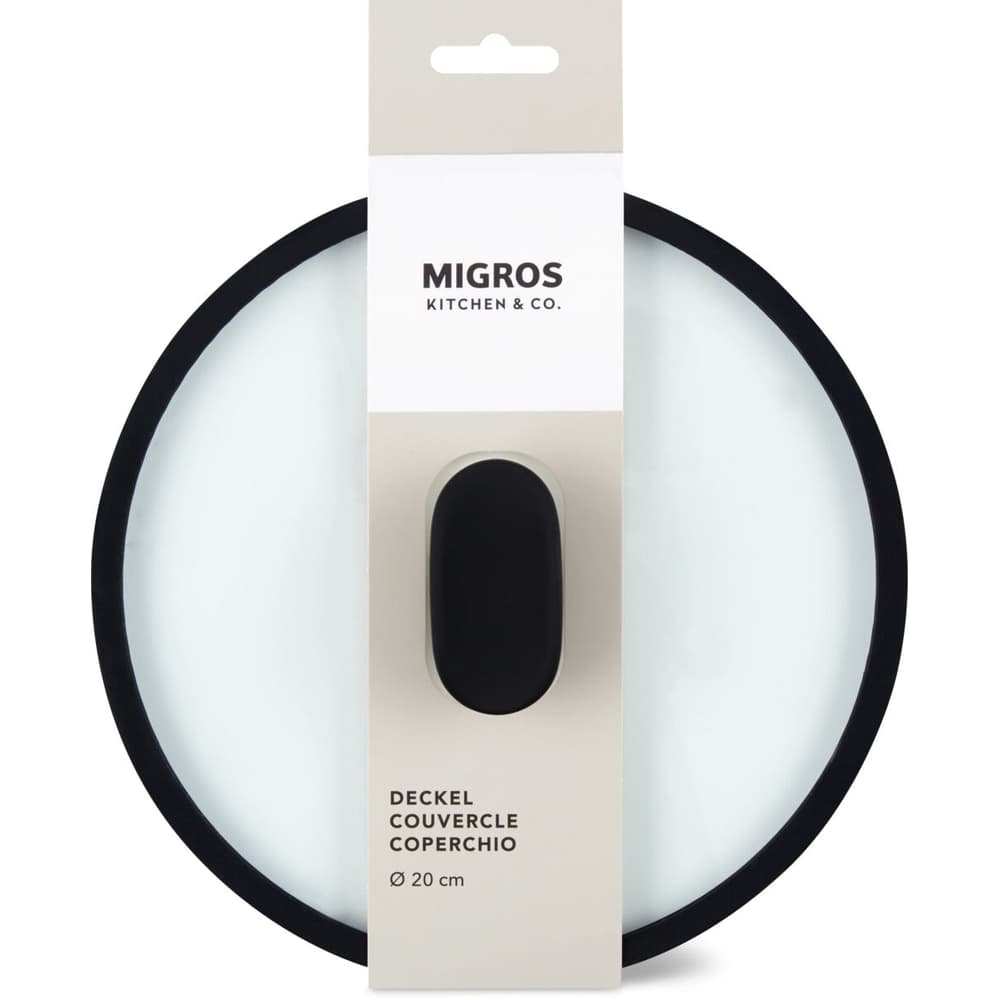 Migros Kitchen & Co. · Couvercle en verre · ø 20cm • Migros
