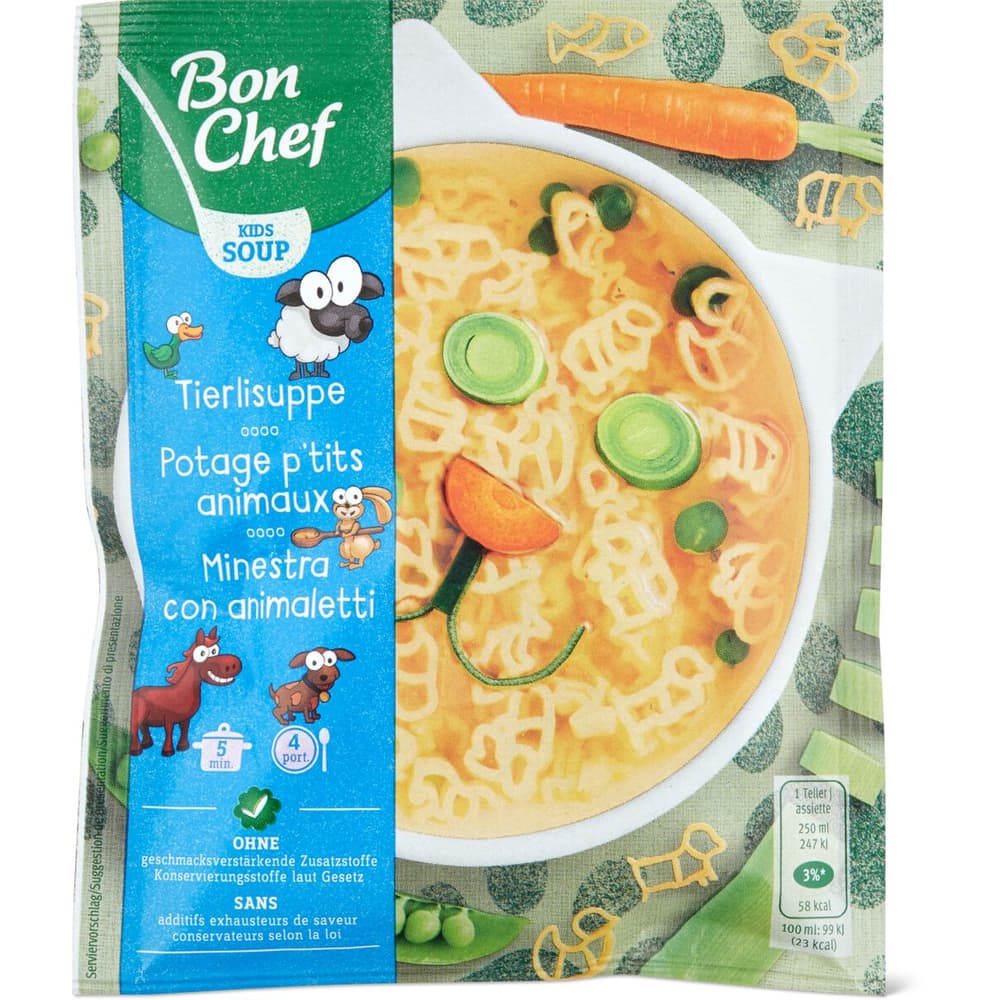Bon Chef · soup · Pasta and vegetables • Migros