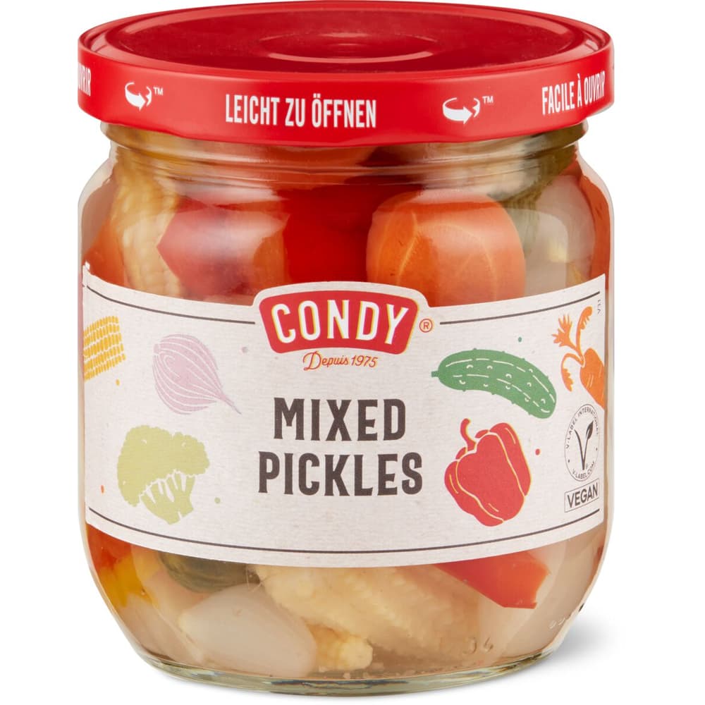Condy · Mixed Pickles · vegan • Migros