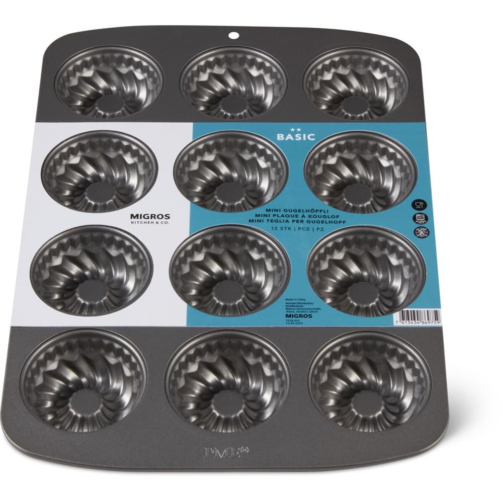 MIGROS KITCHEN & CO. · Mini Gugelhöpfli Backform • Migros