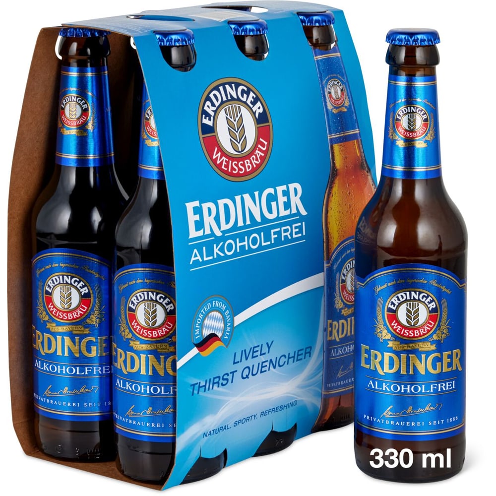 Erdinger Weissbräu · alcohol-free beer · non-alcoholic • Migros Online