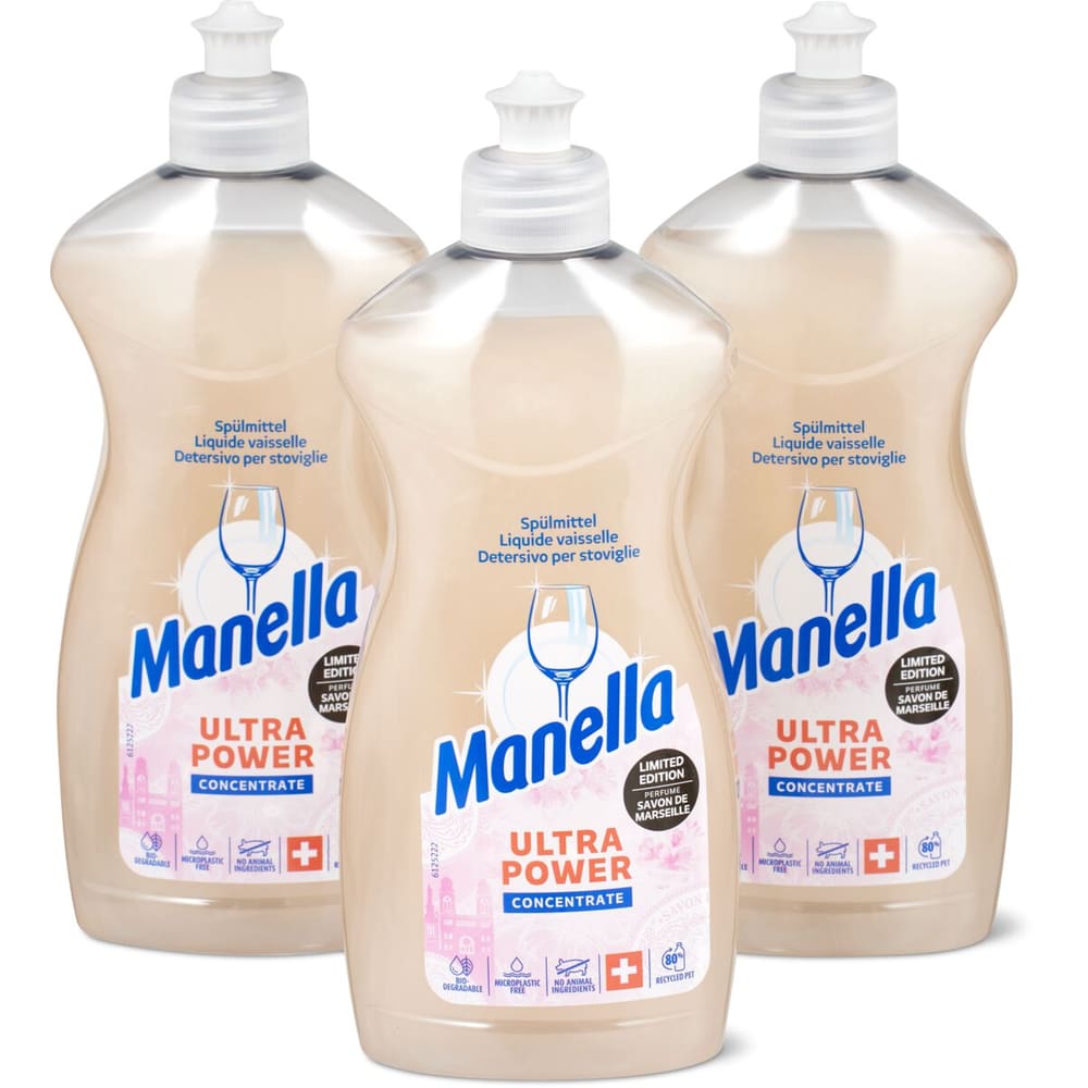 Manella Ultra Power · Geschirrspülmittel · Marseiller Seife • Migros Online