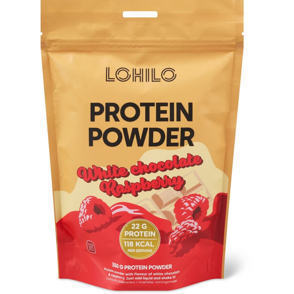 Lohilo · protein based powder · white chocolate, raspberry • Migros Online