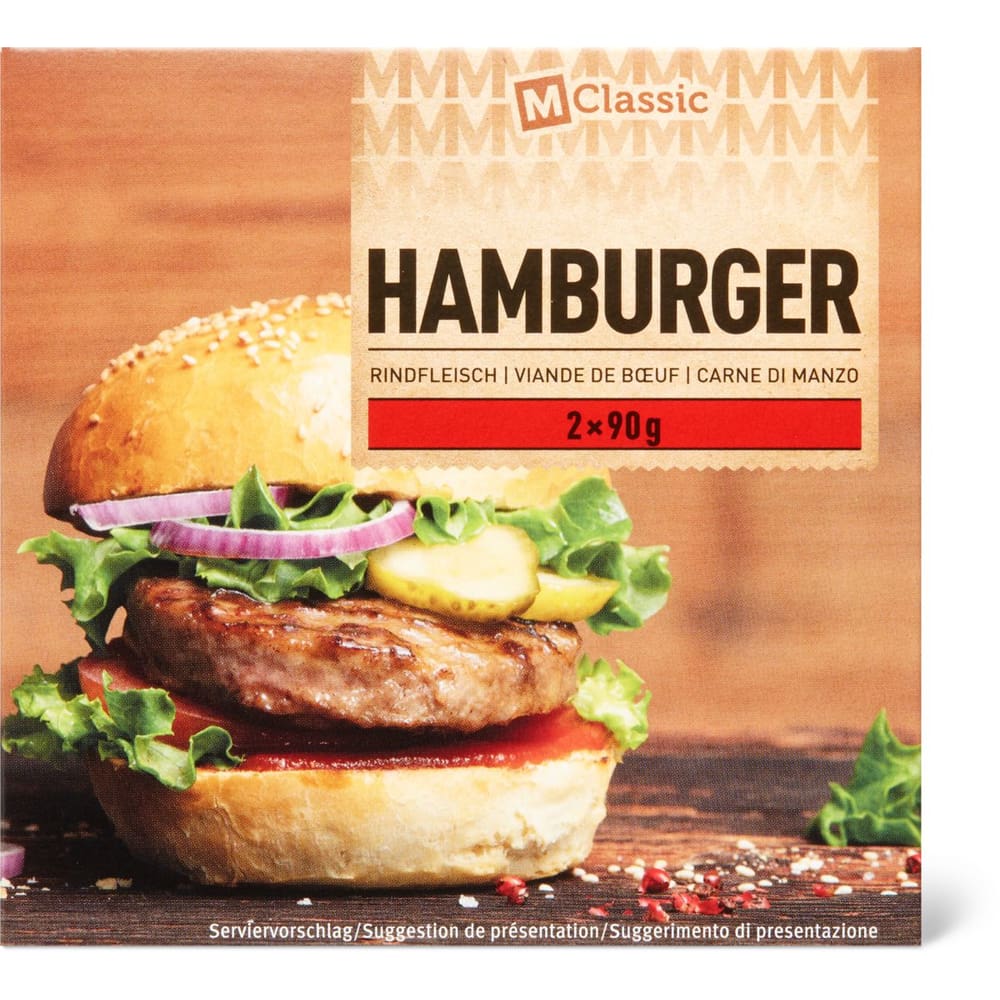 M-Classic · Hamburger · Boeuf • Migros