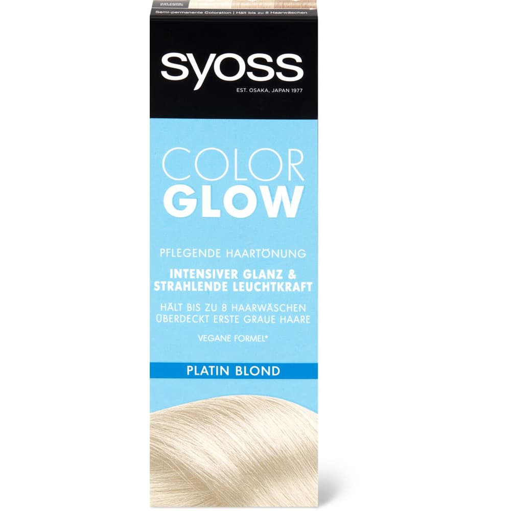 Syoss Color Glow platine blond • Migros