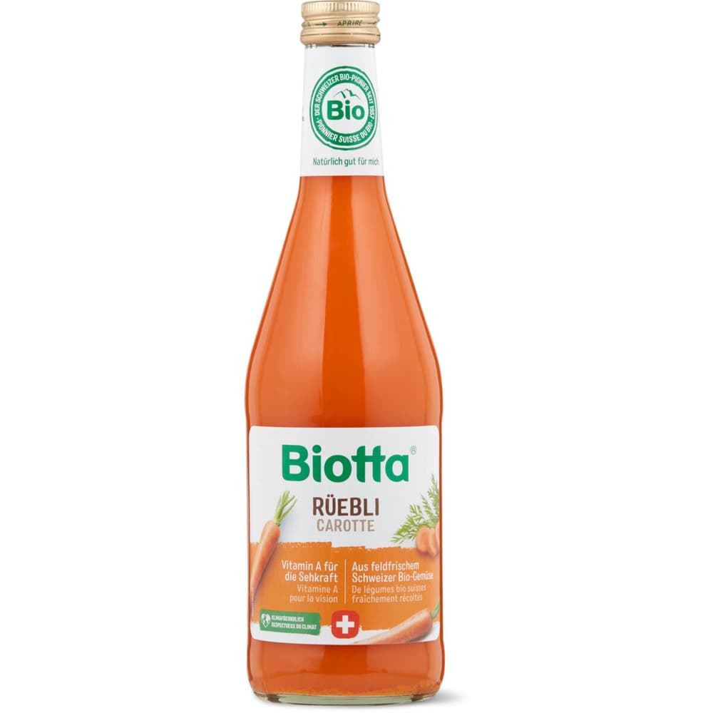 Buy Biotta · Organic Carrot juice • Migros