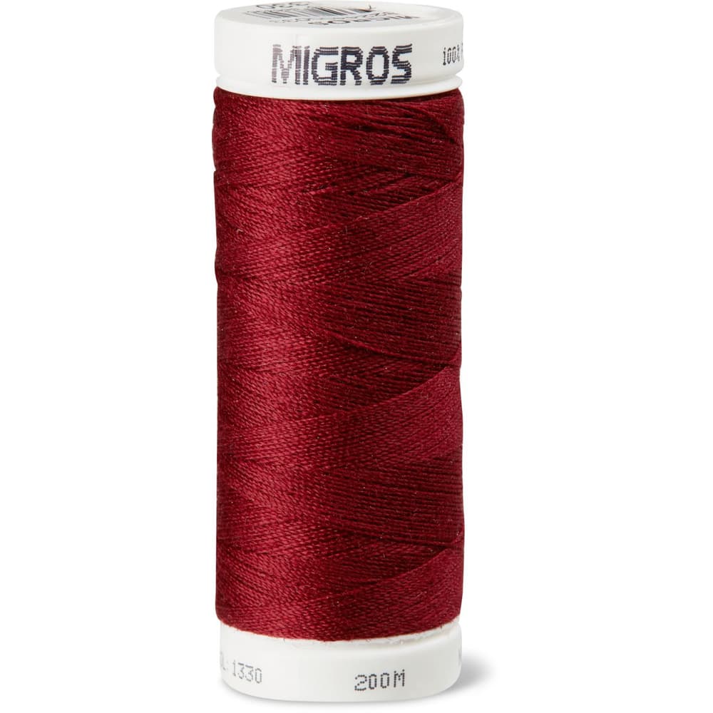 Fil polyester 200 m, bordeaux • Migros