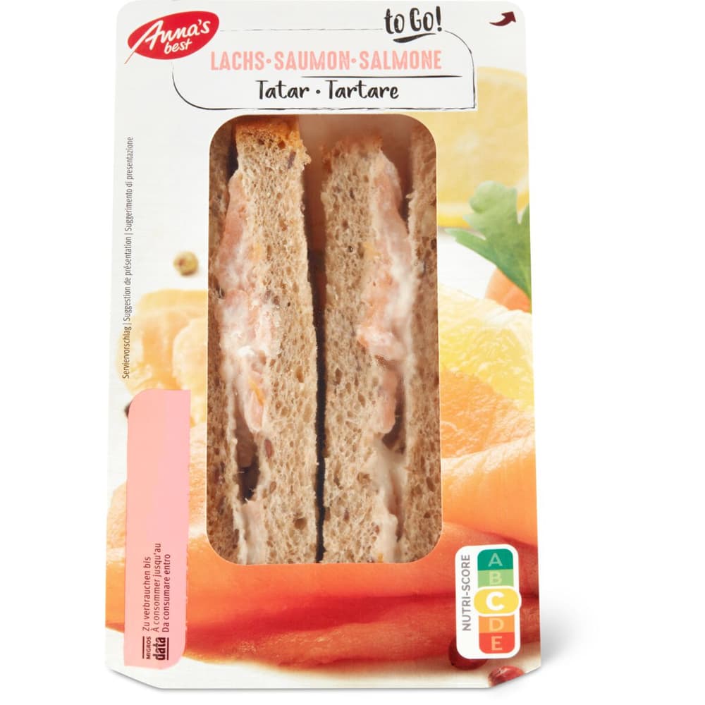 Anna's Best · Sandwich Lachs Tatar • Migros