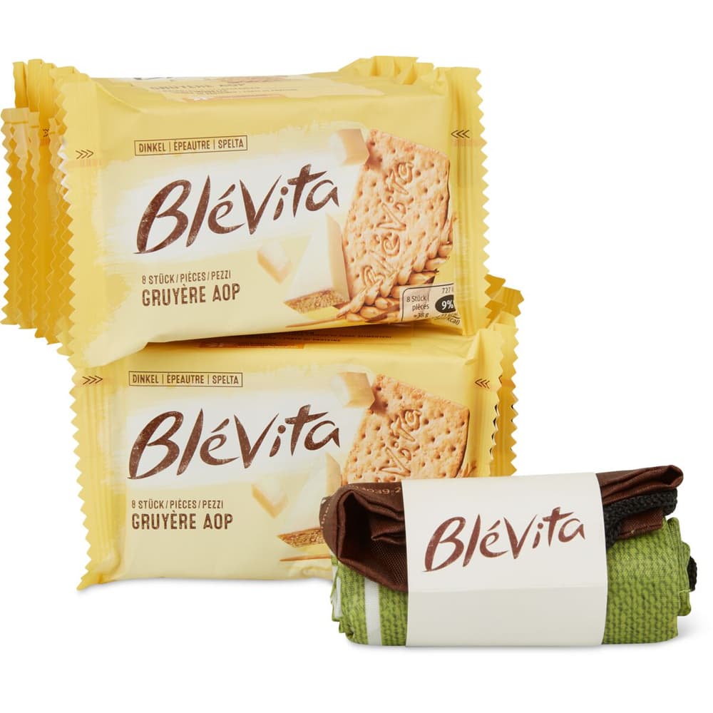 Blévita · Spelt biscuits · Gruyère AOC • Migros