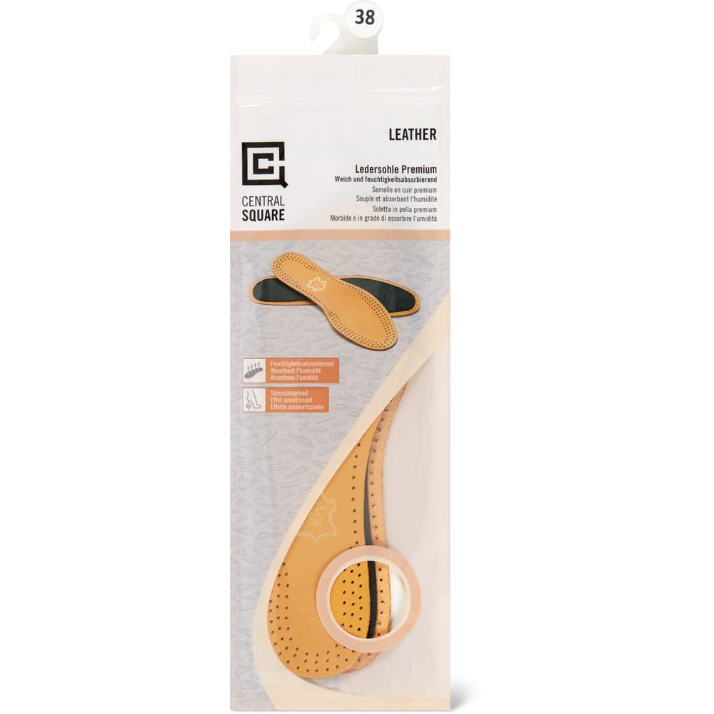 Semelle fin en cuir Souple et absorbant l’humidité • Migros
