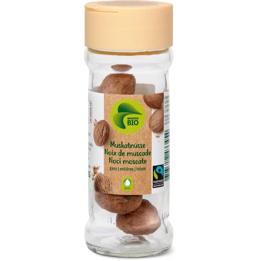 Migros Bio · Muskatnüsse ganz • Migros