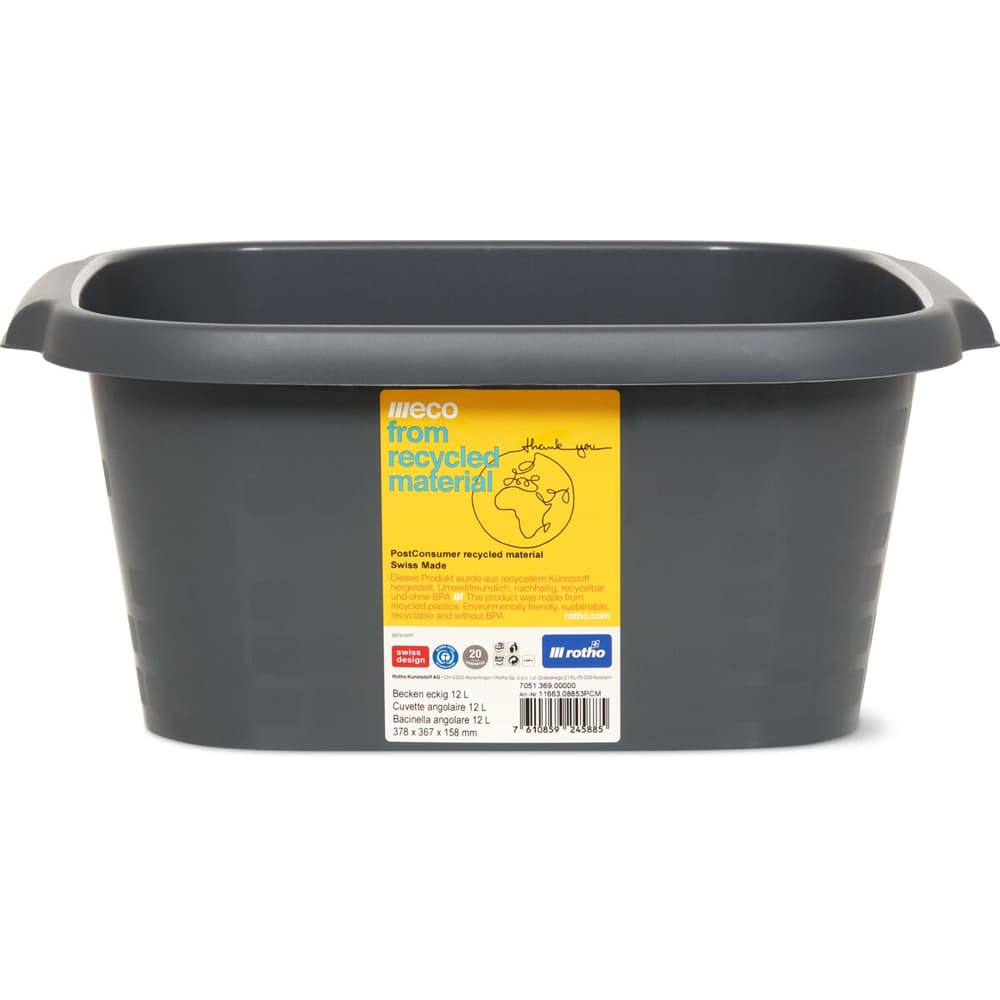 Rotho · Becken eckig 12L • Migros