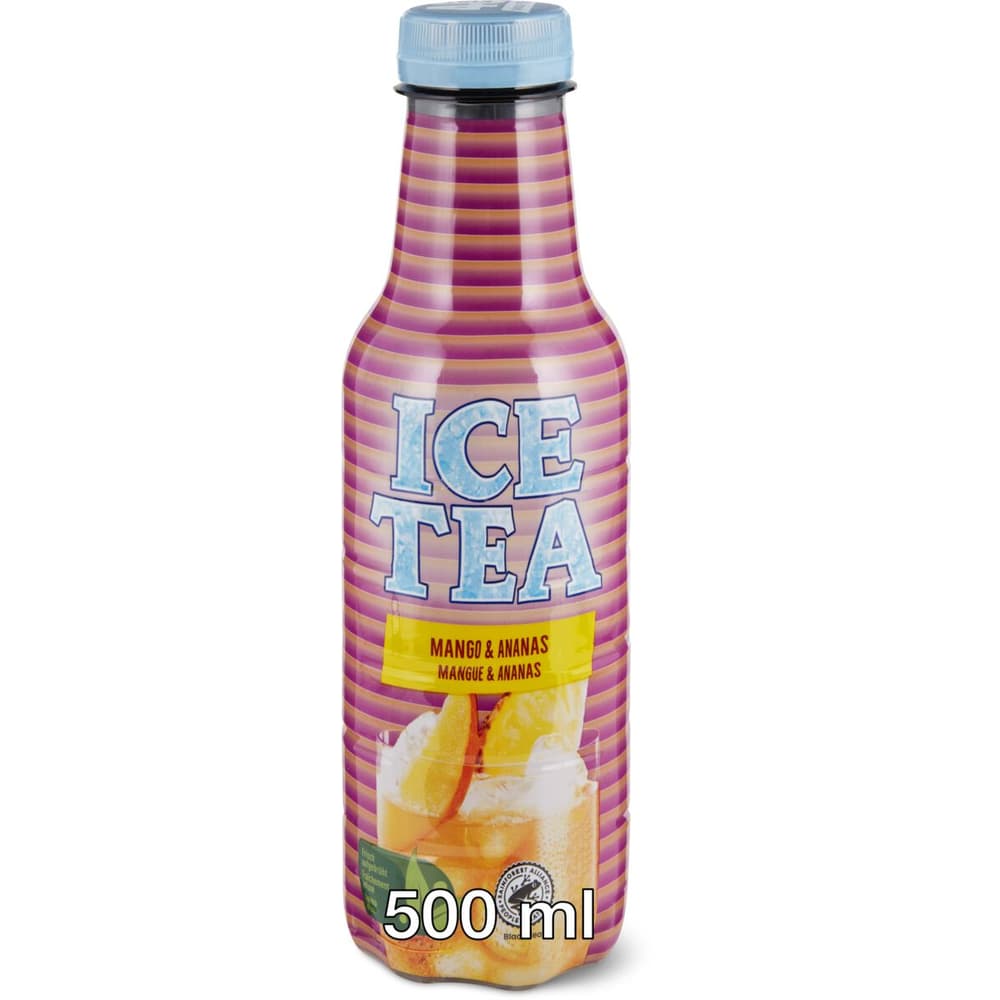 Ice Tea · Thé froid · mangue & ananas • Migros