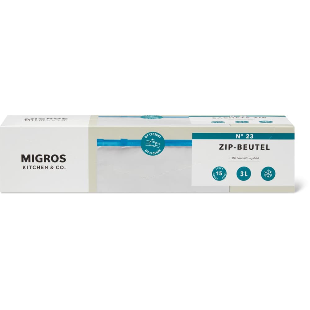 Migros Kitchen & Co. N°23 · Zip-Beutel · 3l • Migros