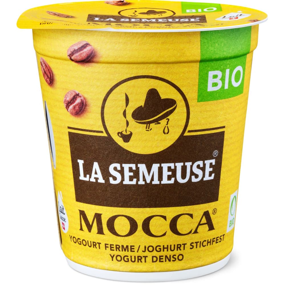 La Semeuse Bio · Yogurt denso · Moca • Migros