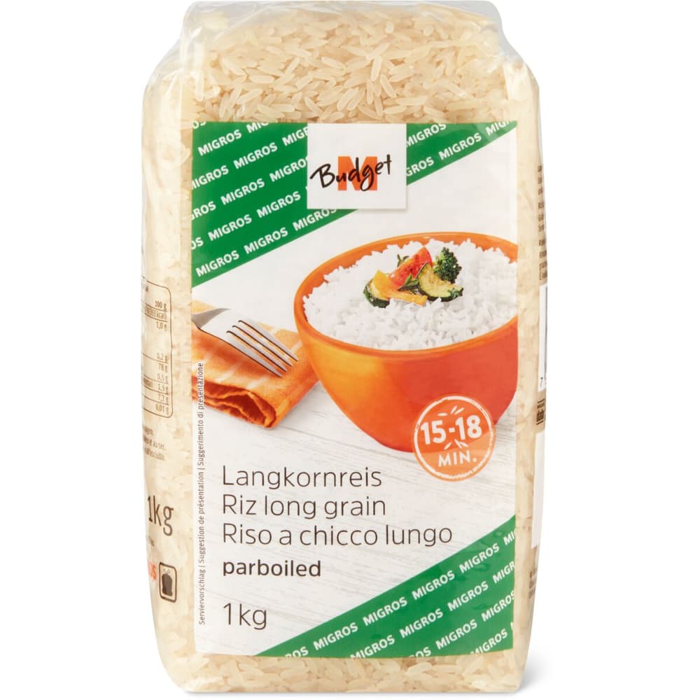 M-Budget · Riso a chicco lungo • Migros
