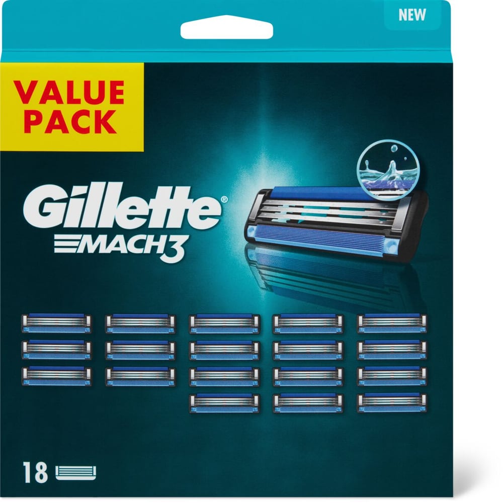 Gillette Mach3 · Razor blades · 3 blades • Migros
