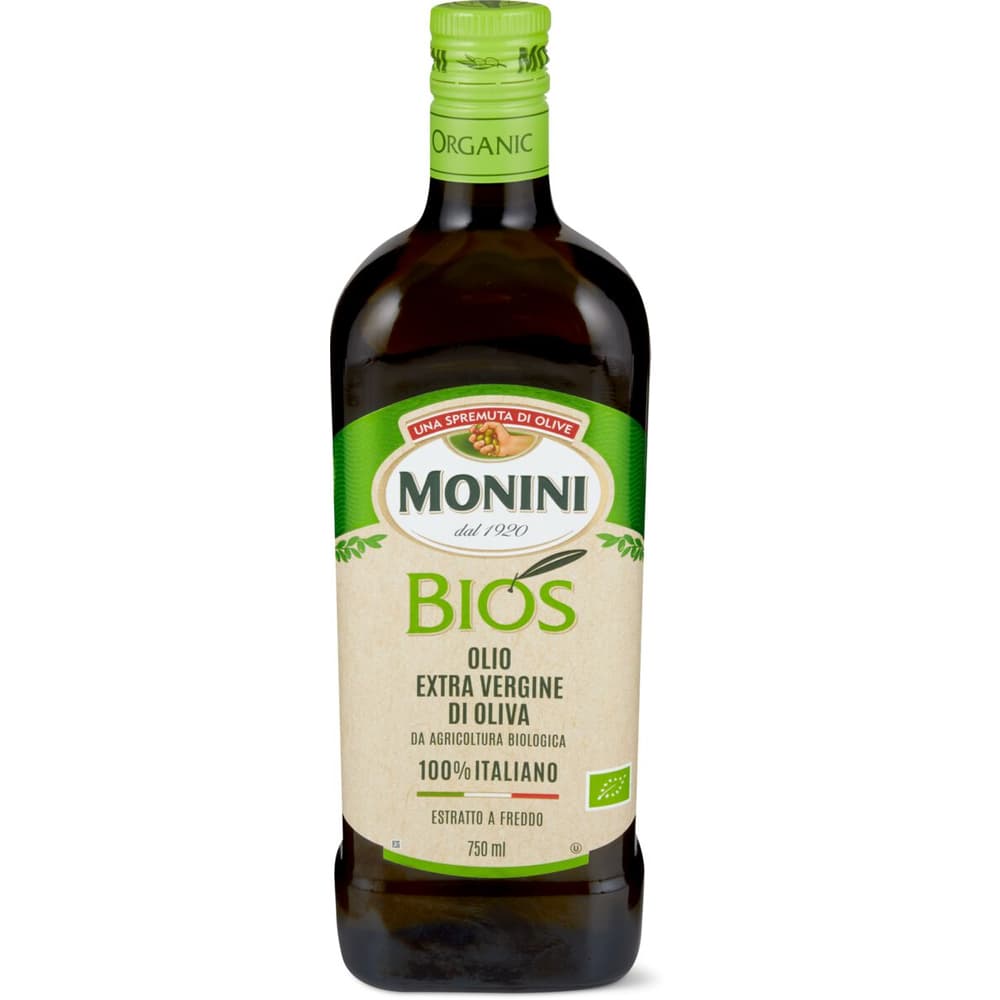 Monini · Huile d'olive bio extra vierge • Migros Online