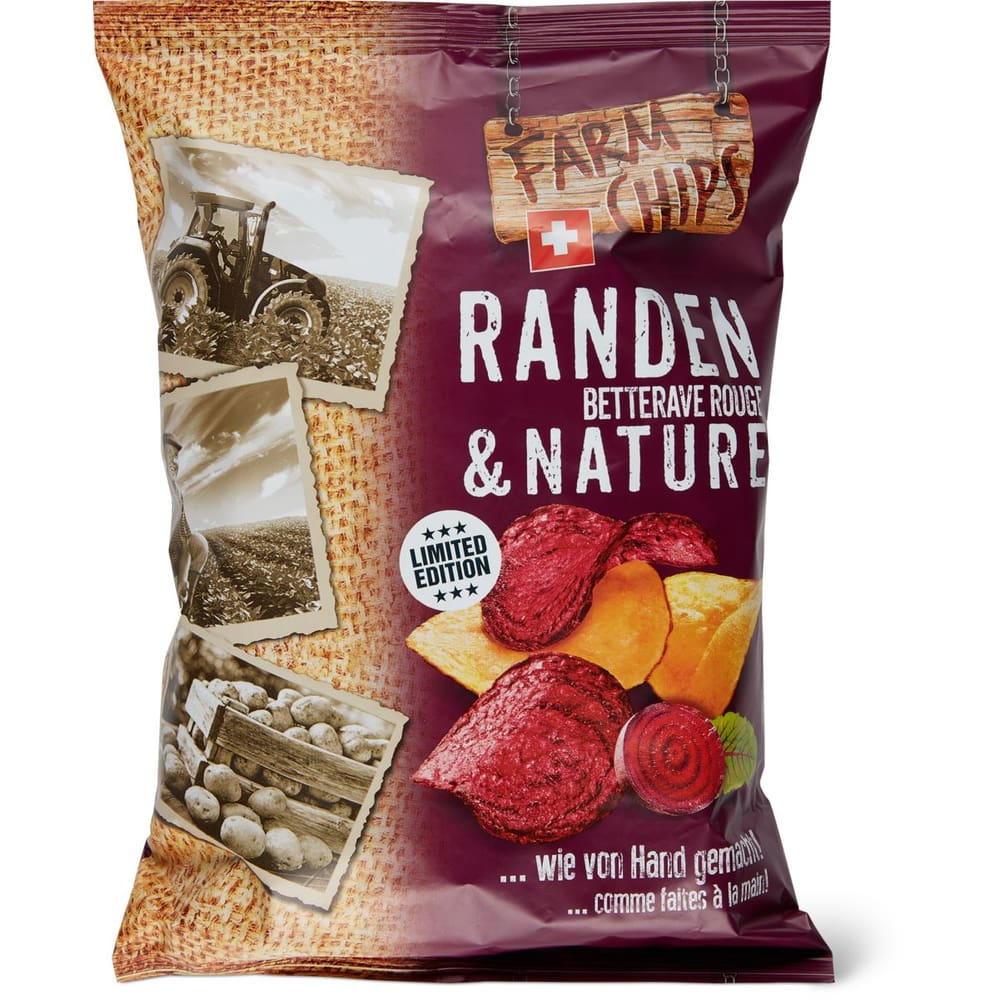 Farm · Pommes Chips · A • Migros
