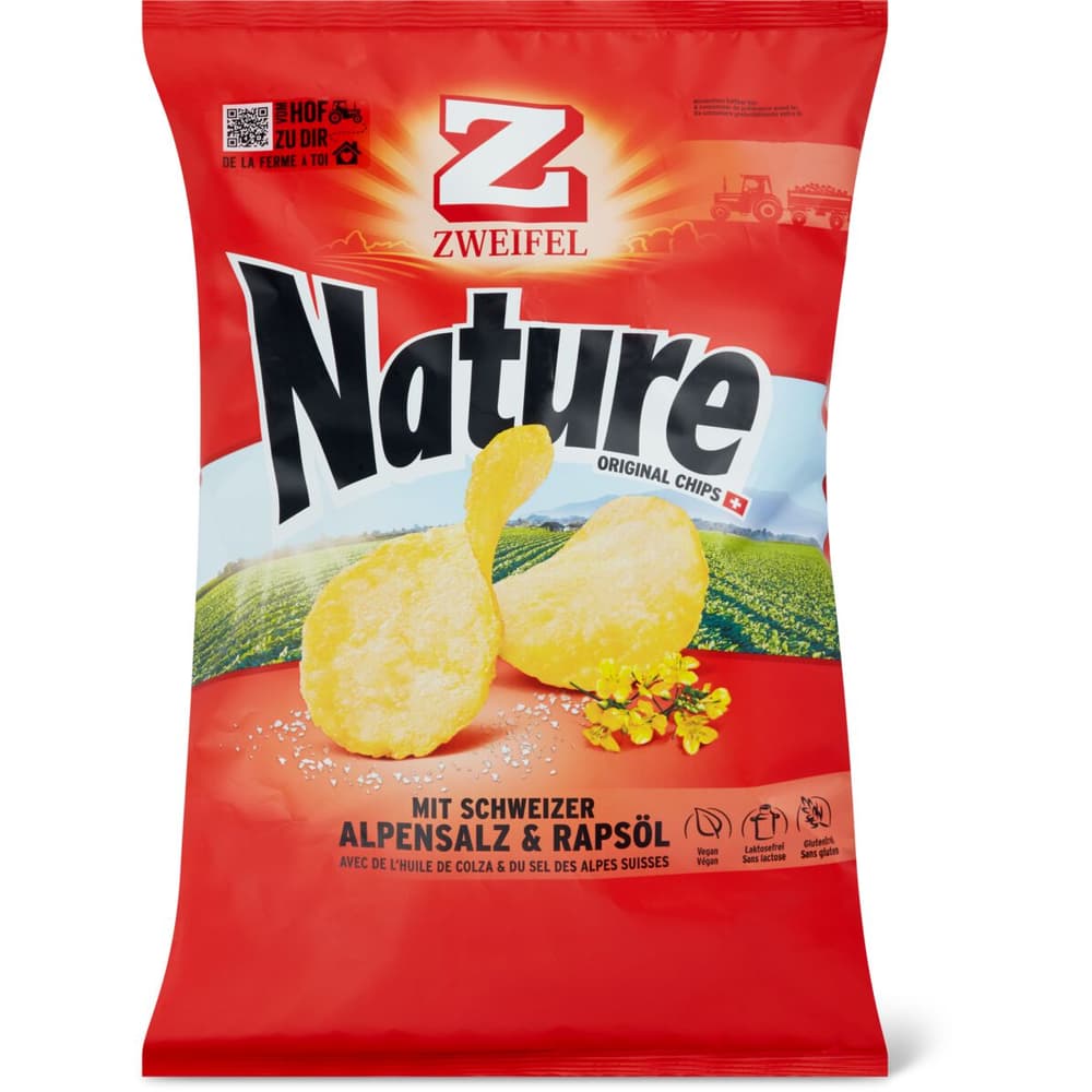 Zweifel Original · Chips · Nature • Migros