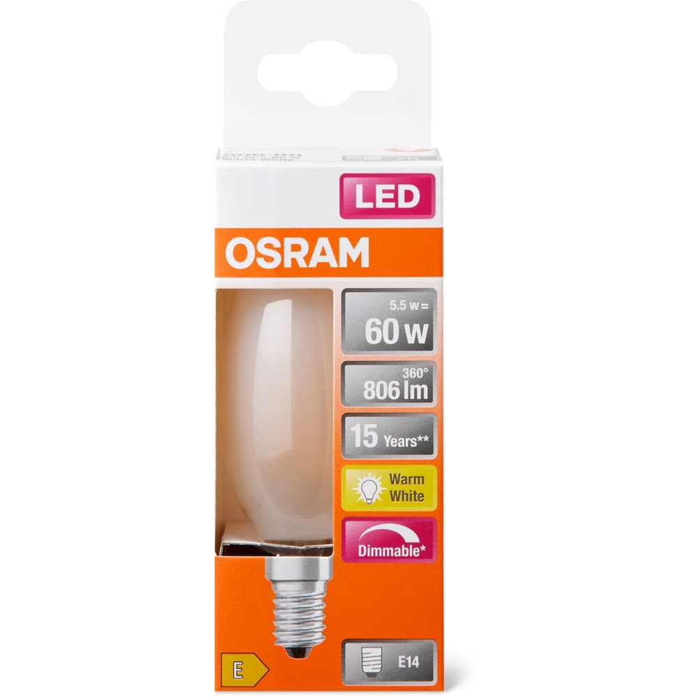 Kaufen Osram LED Retrofit CLASSIC B DIM 60 2700K E14 • Migros