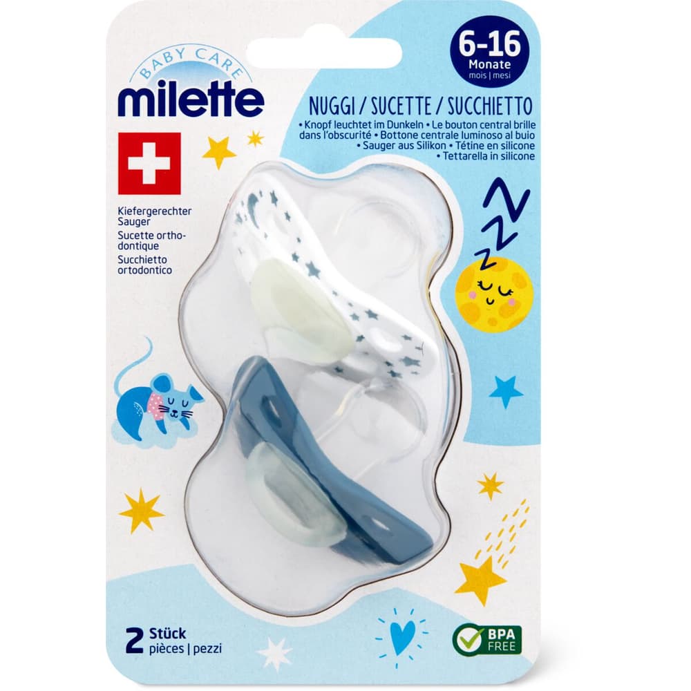 Milette Soothers 2 pcs • Migros