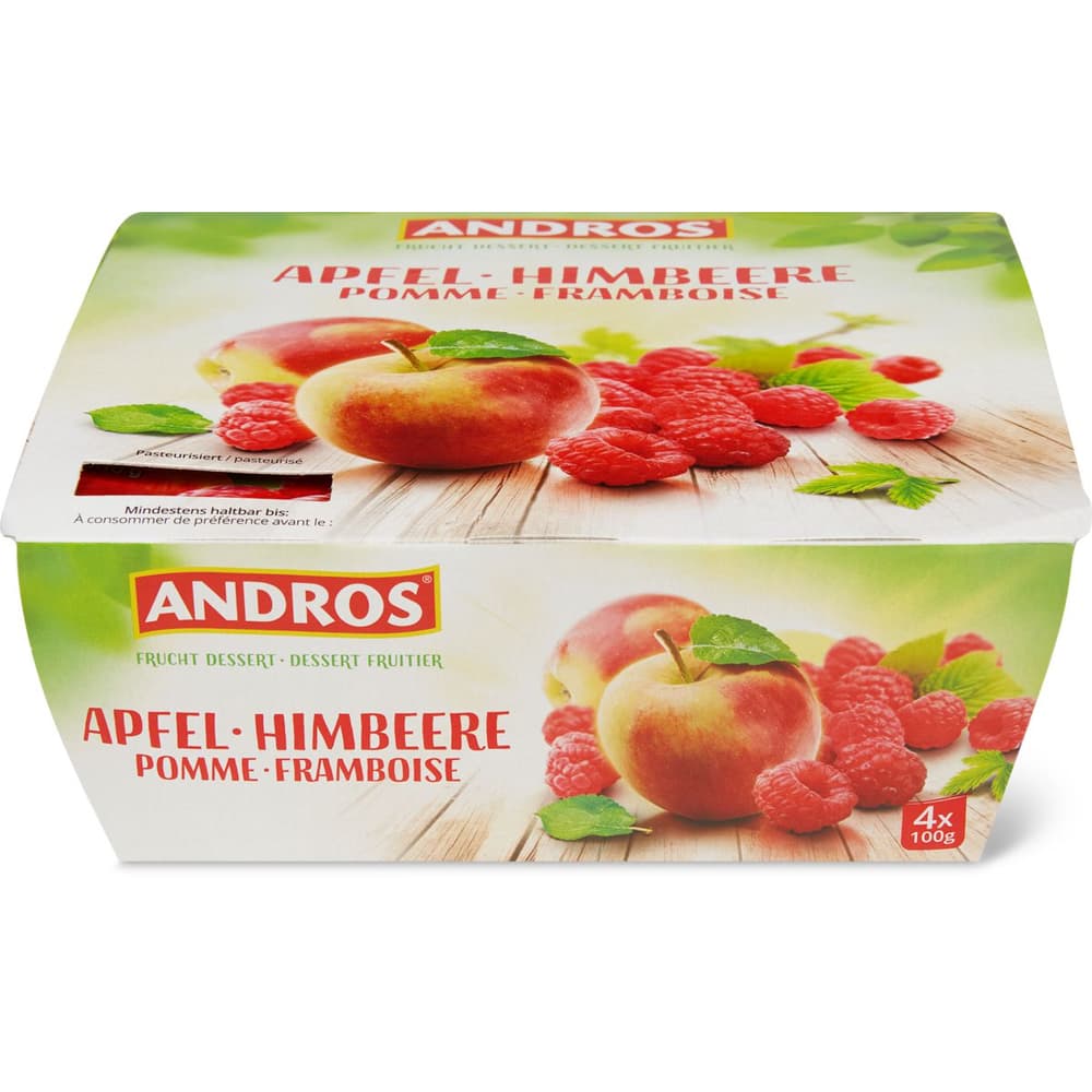 Andros · Stewed fruit · Apple & Raspberry • Migros