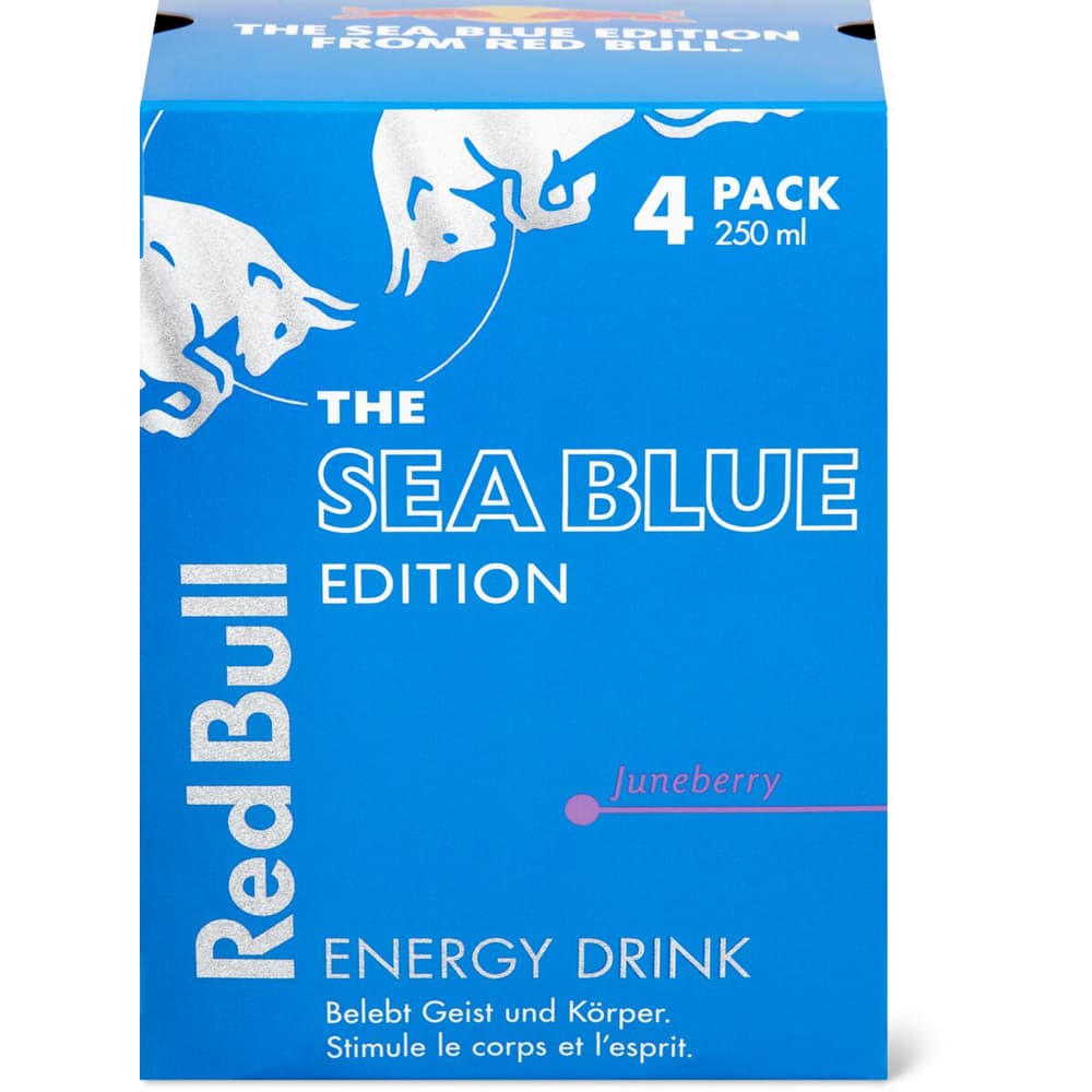 Red Bull · Energy Drink · The Sea Blue Edition • Migros