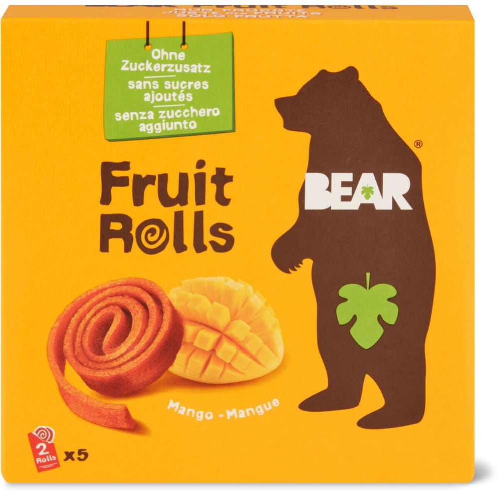 Bear · Gently dried fruit rolls · mango • Migros