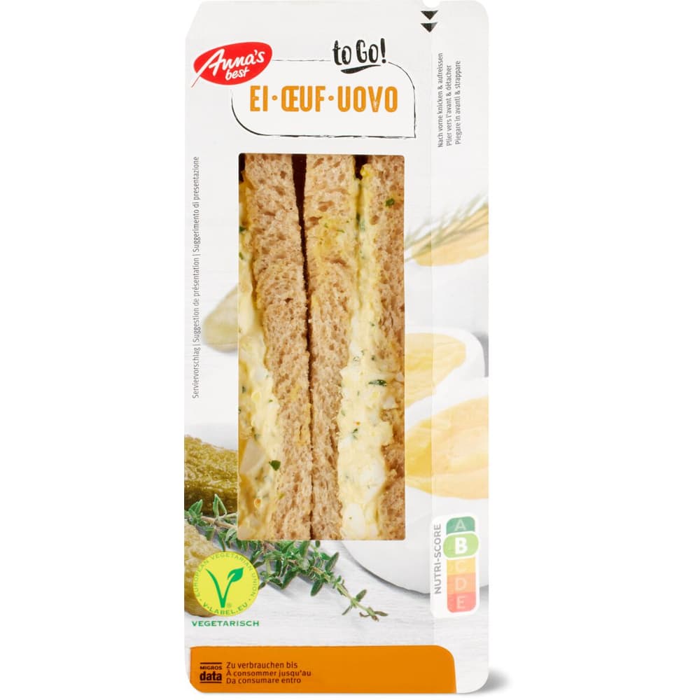Anna's Best Vegi Sandwich Uova • Migros